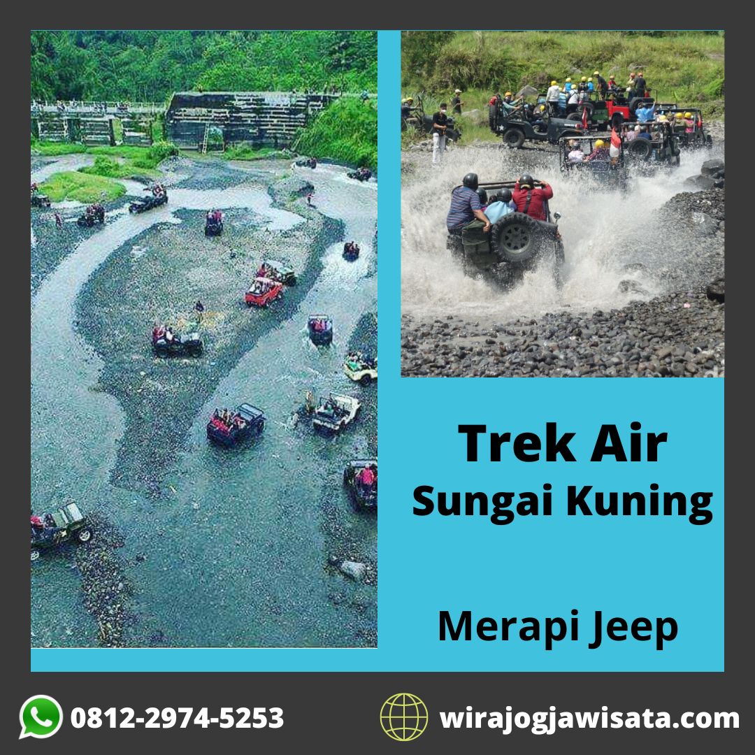 Paket Wisata Jogja Kali Kuning Trek Air Jeep Merapi